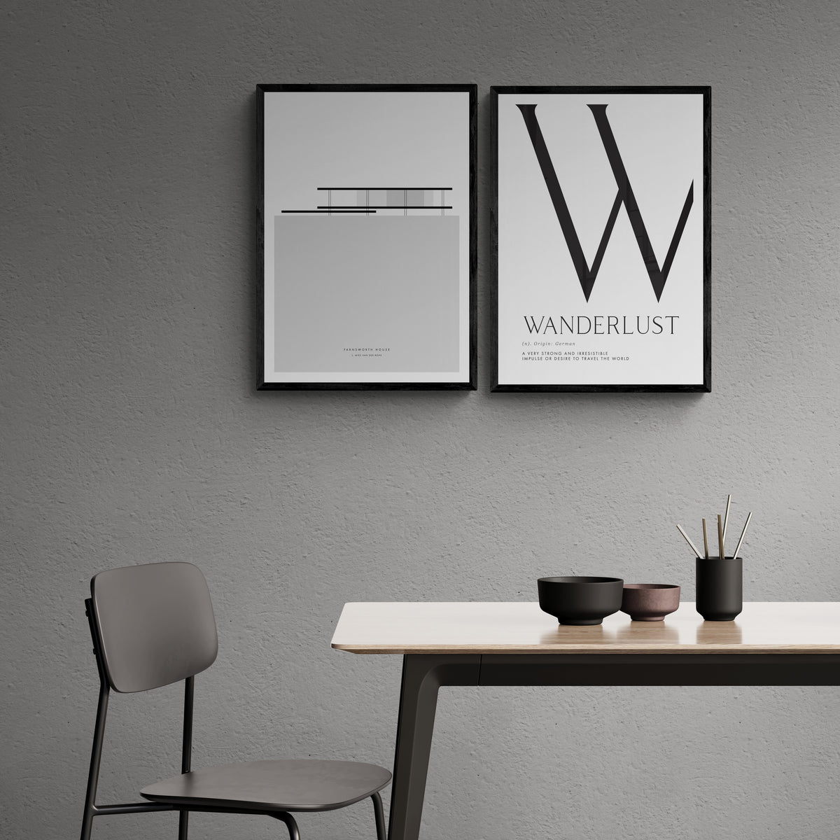 Wanderlust Definition PFY Art Print