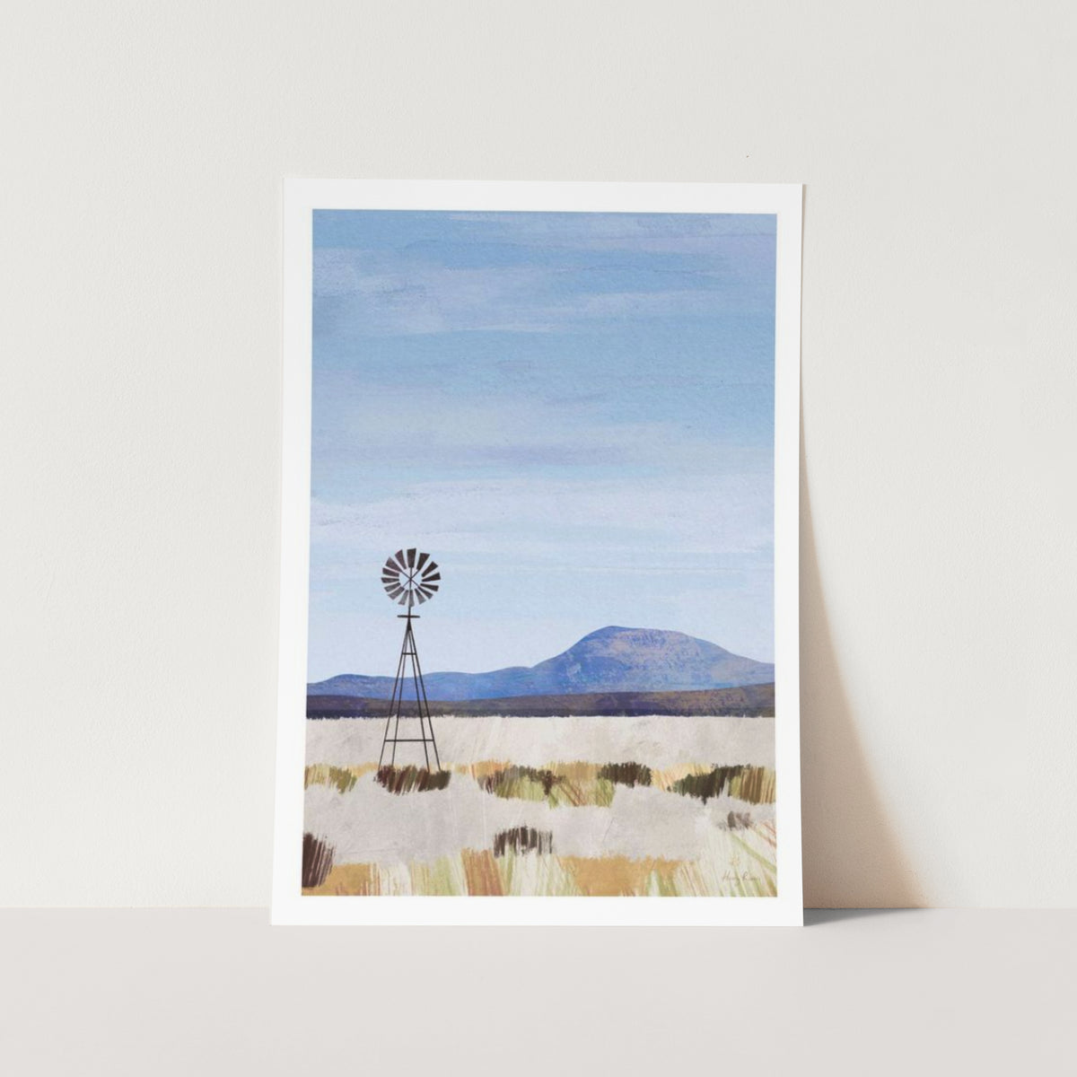 Karoo Windpomp by Henry Rivers Art Print