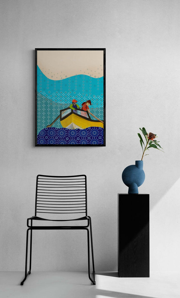 Paternoster Fisherman Art Print