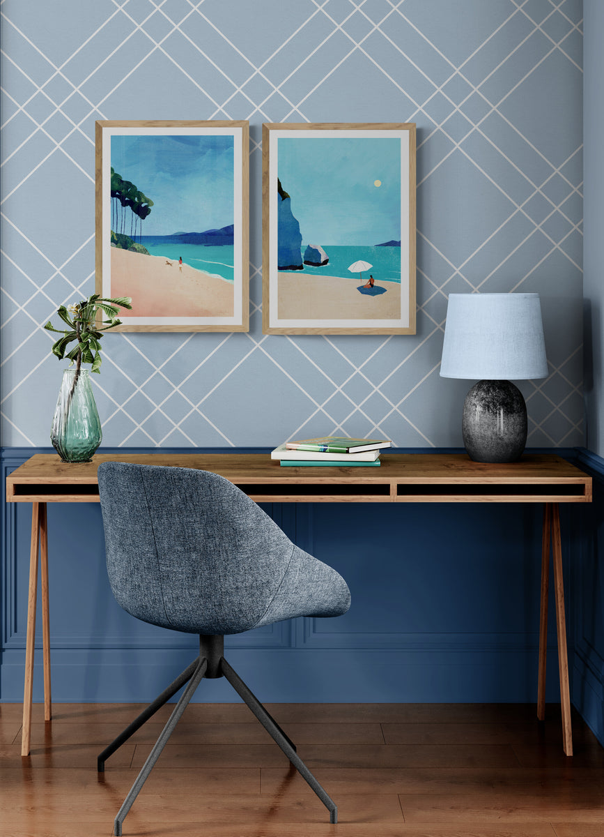 Beach Girl 03 by Henry Rivers Art Print