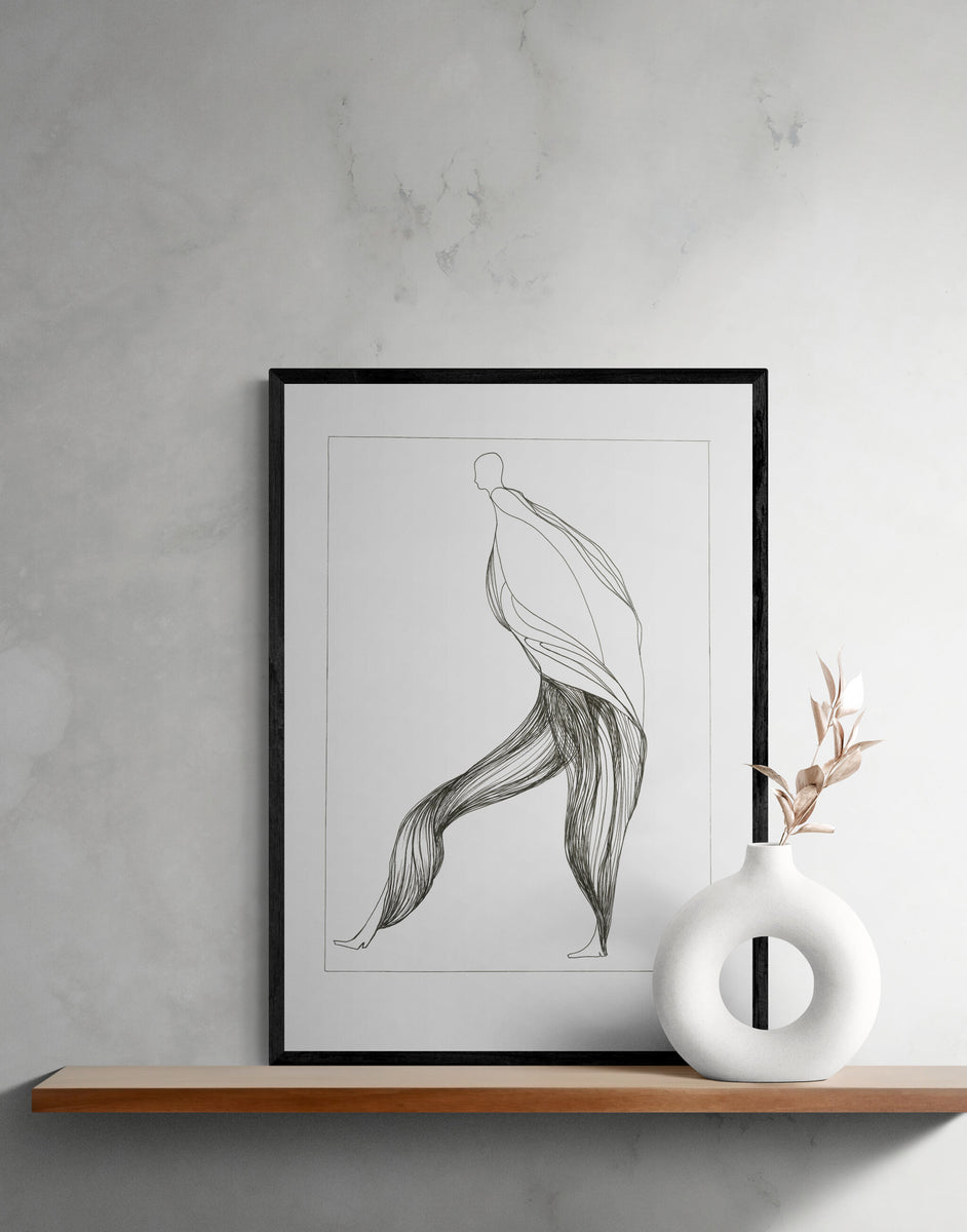 Glide Art Print
