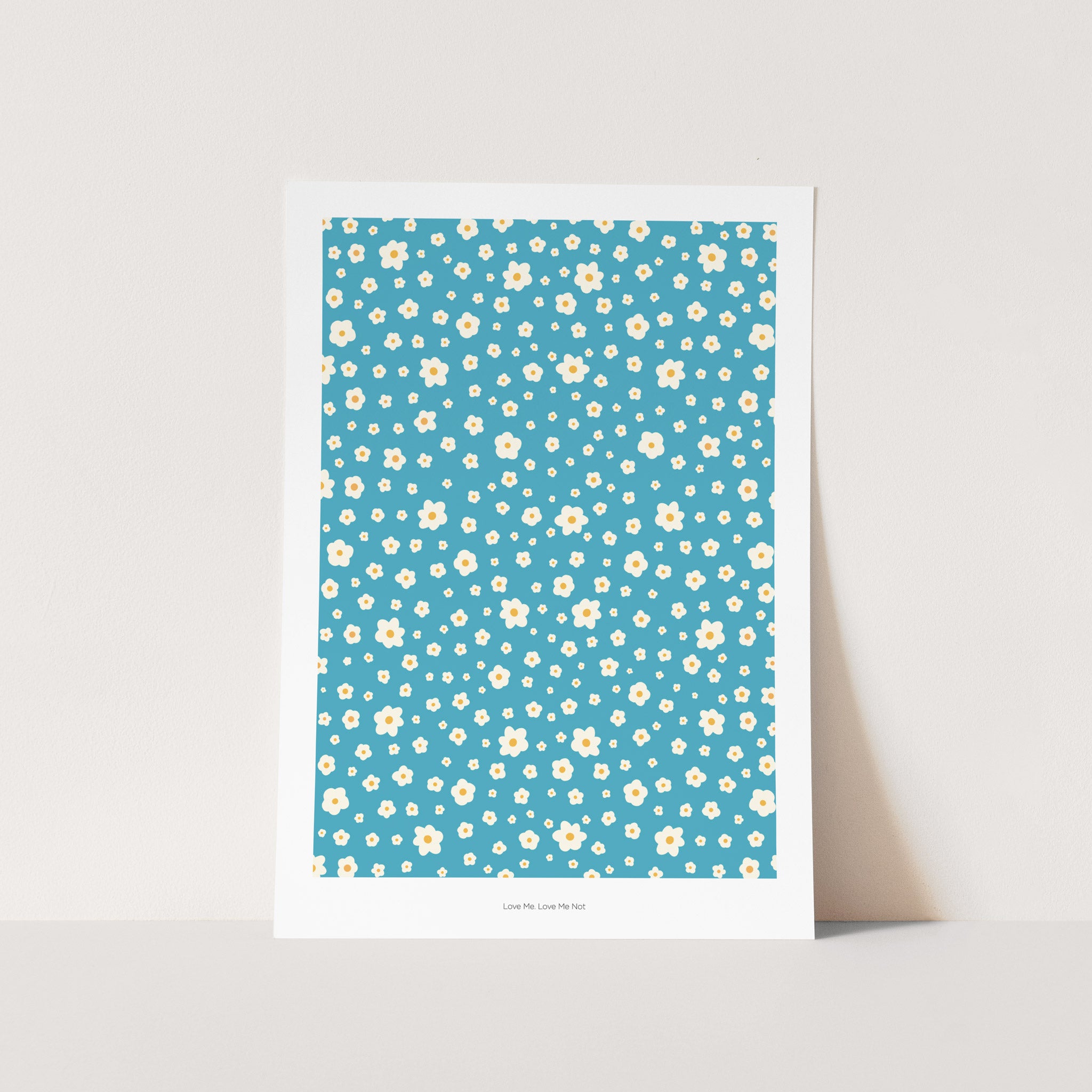 Love me Love me not Art Print