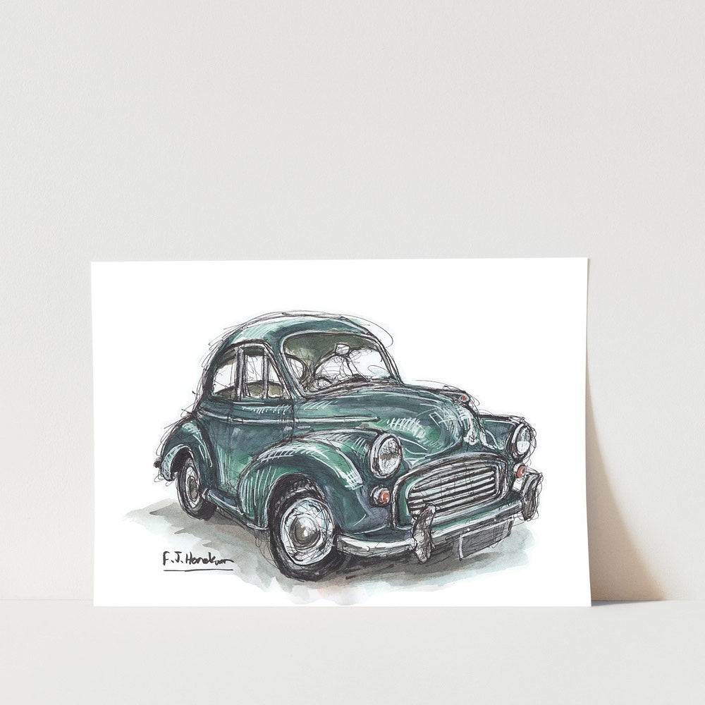 Morris Minor Art Print