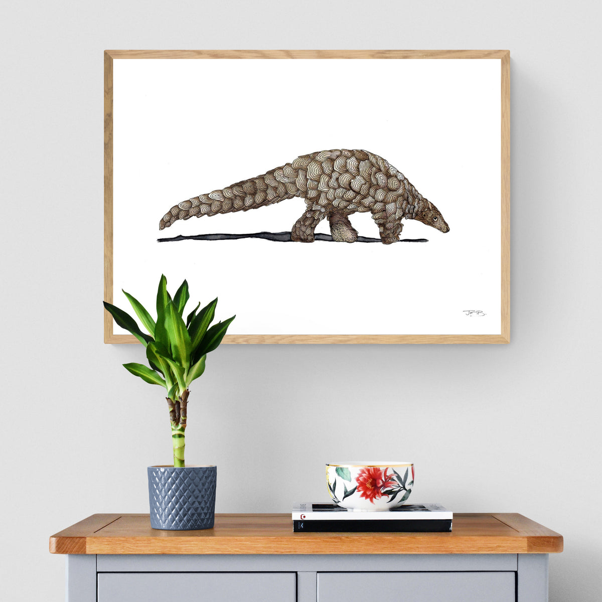 Pangolin by JMB Art Print