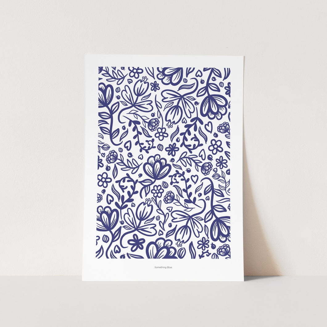 Something Blue Art Print