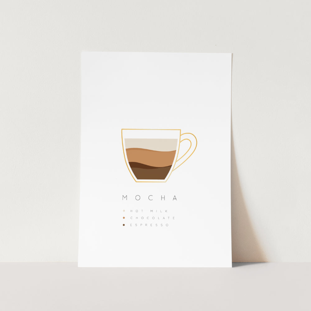 Mocha Art Print